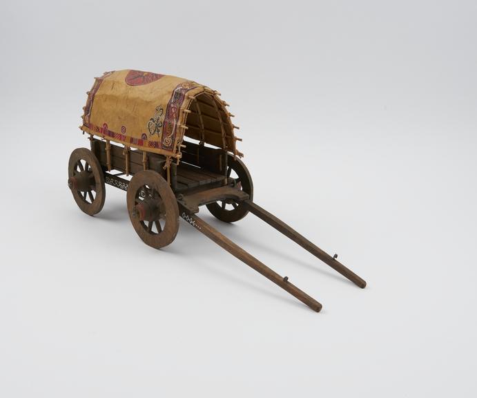 Medieval four-wheeled horse-drawn chariot | Science Museum Group Collection