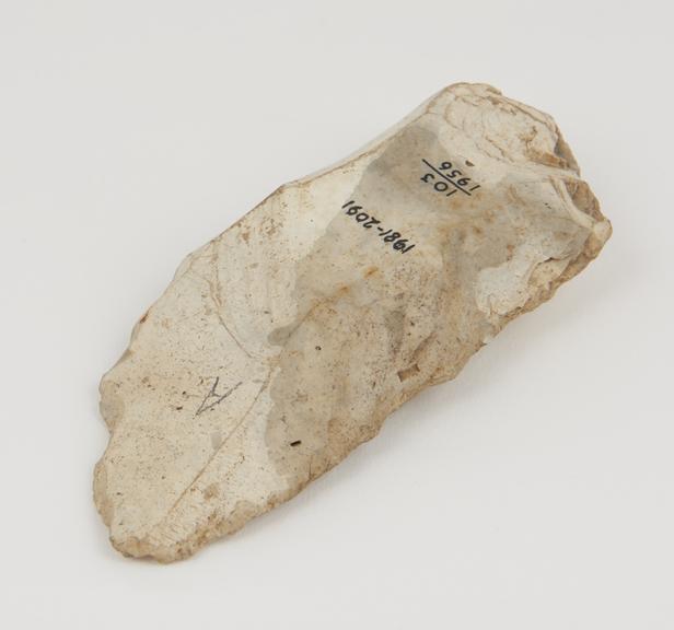 Flint Knife and Scraper, Stone Age | Science Museum Group Collection