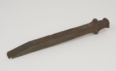Plaster replica of iron chisel | Science Museum Group Collection