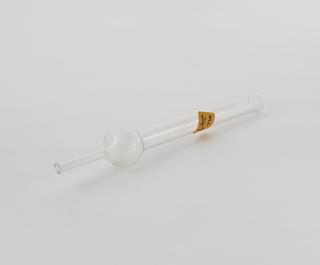 Straight drying tube with bulb | Science Museum Group Collection