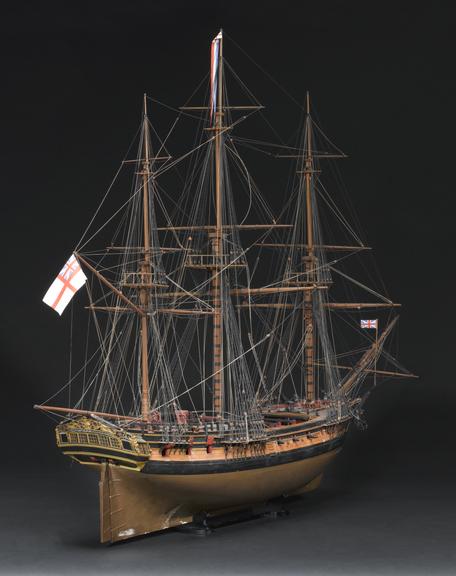 Model of a 28 gun frigate | Science Museum Group Collection