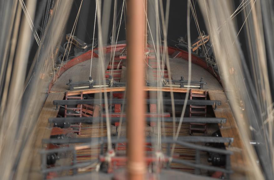 Model of a 28 gun frigate | Science Museum Group Collection