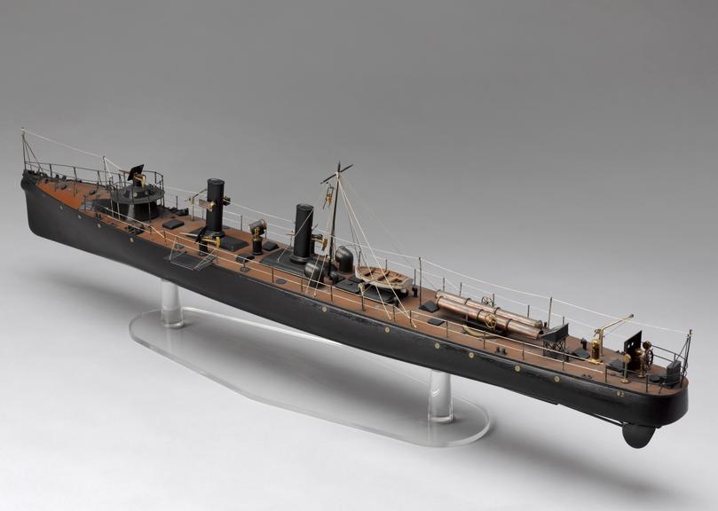 Whole model of HM first class torpedo boat no.93 | Science Museum Group ...