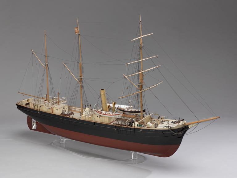 Model of Sir Ernest Shackleton's ship 'Nimrod' | Science Museum Group ...