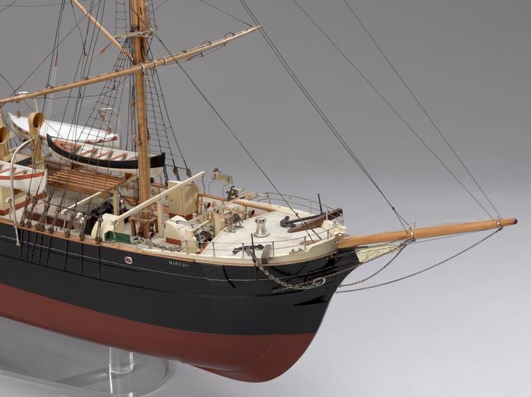 Model of Sir Ernest Shackleton's ship 'Nimrod' | Science Museum Group ...