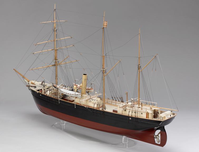 Model of Sir Ernest Shackleton's ship 'Nimrod' | Science Museum Group ...