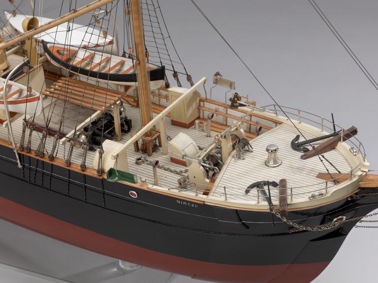 Model of Sir Ernest Shackleton's ship 'Nimrod' | Science Museum Group ...