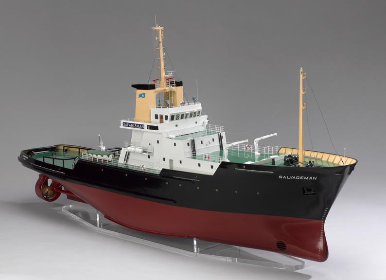 Model of salvage tug 'Salvageman' | Science Museum Group Collection