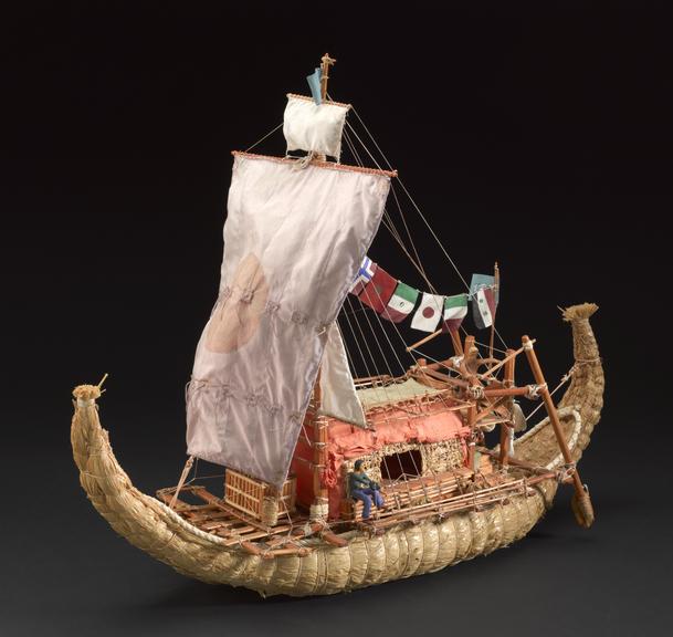 Model of Thor Heyerdahl's reed boat 'RA II' | Science Museum Group ...