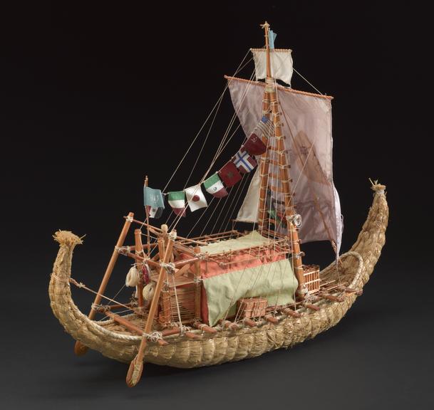 Model of Thor Heyerdahl's reed boat 'RA II' | Science Museum Group ...