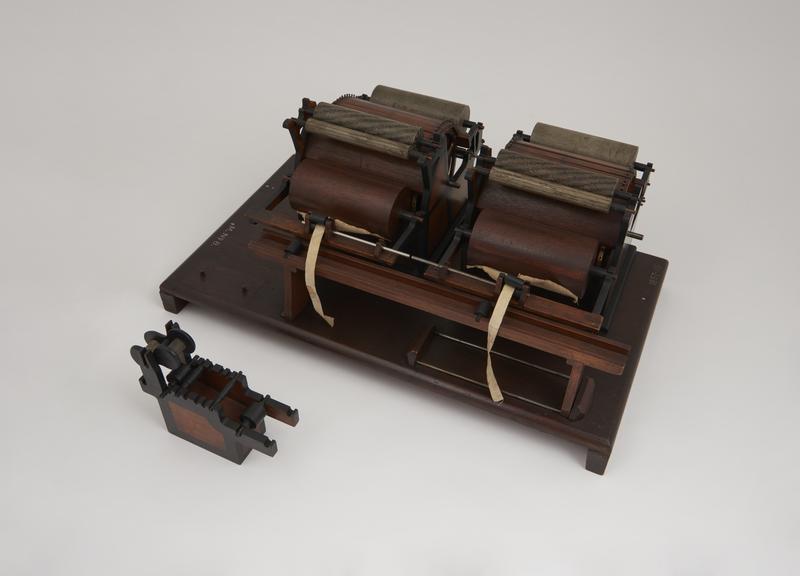 Model of Bodmer's carding engine. | Science Museum Group Collection
