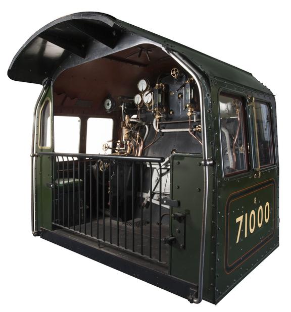 Full-size replica of British Railways 'Duke of Gloucester' cab ...