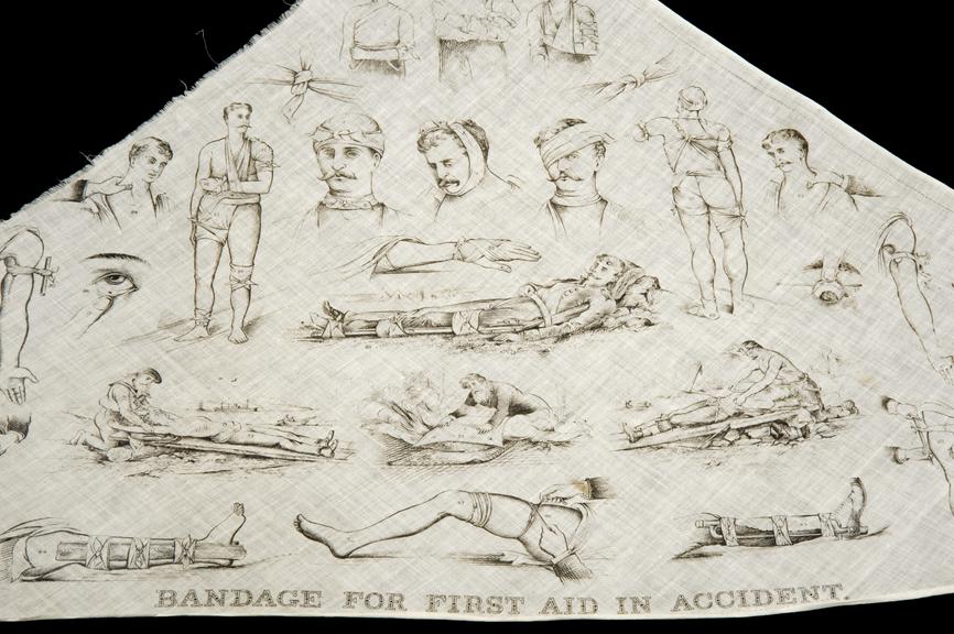 Esmarch-type printed bandage, United Kingdom, 1890-1910 | Science ...