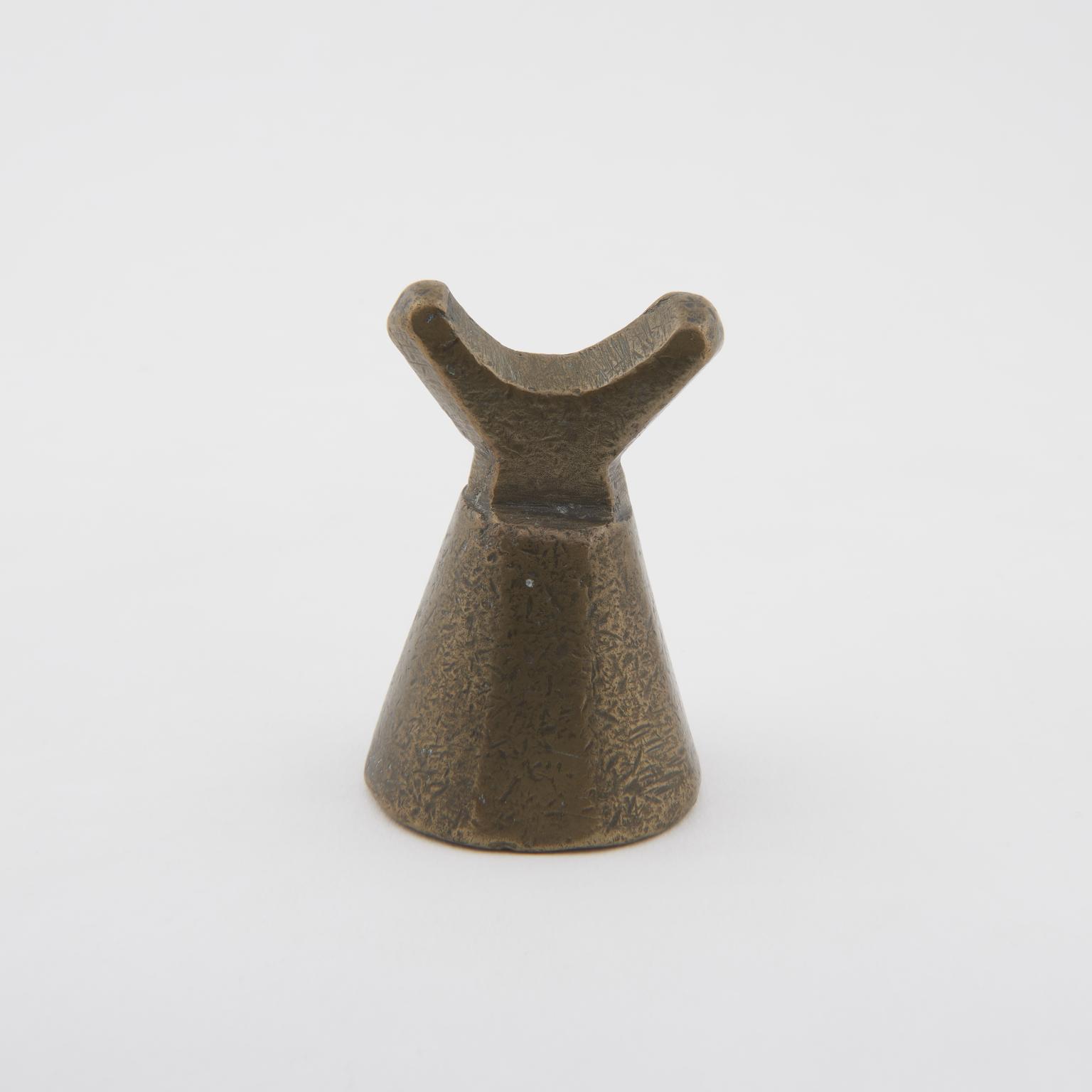 Series of 9 old brass Flemish "Retail" weights dating from 1617 AD to ...