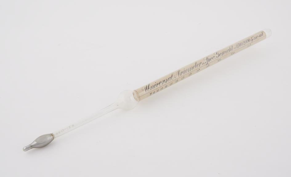 Universal hydrometer, glass, German. | Science Museum Group Collection