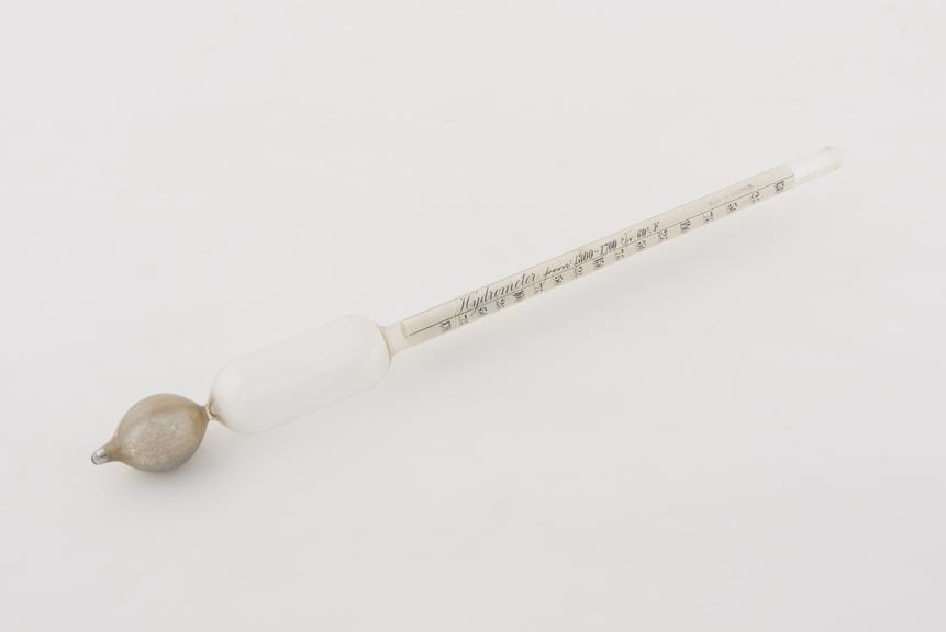 Glass hydrometer, range 1.300 to 1.700, German | Science Museum Group ...