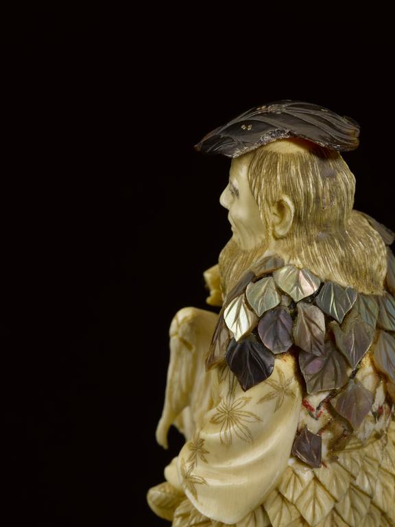 Ivory statue of the deity Shen Nung | Science Museum Group Collection