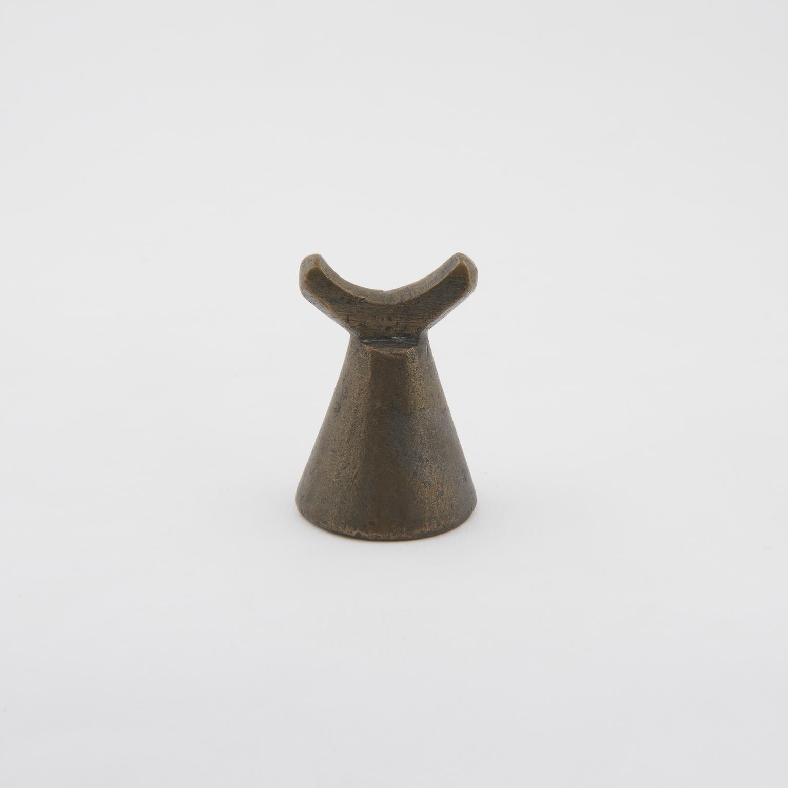 Series of 9 old brass Flemish "Retail" weights dating from 1617 AD to ...