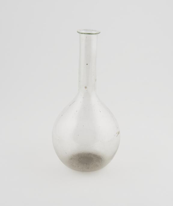 Florence flask, flat bottom, glass | Science Museum Group Collection