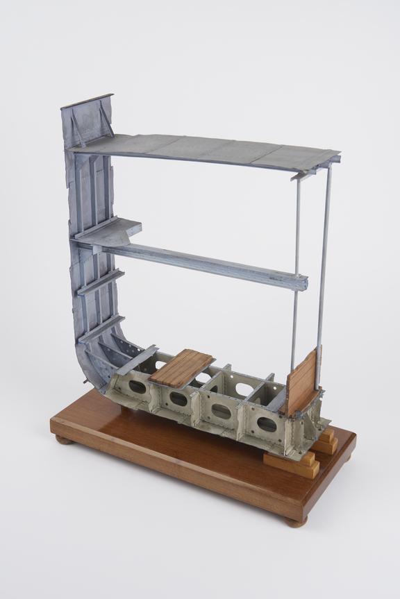 Model of half midship section of cargo vessel | Science Museum Group ...