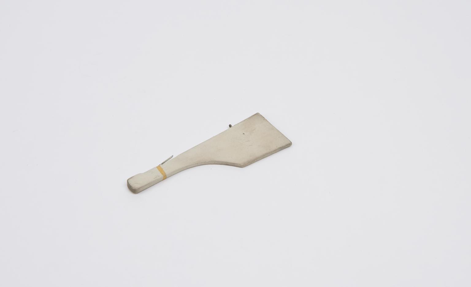 Model of the lifeboat cutter for H.M.S. "Sylvia," with rudder | Science ...