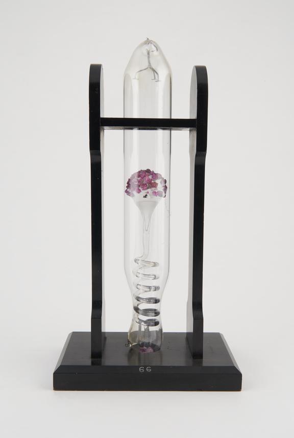 Crookes' Tube Showing how Cathode Rays Illuminate Rubies, 1878-1888 ...