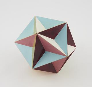 Polyhedron model (card) | Science Museum Group Collection