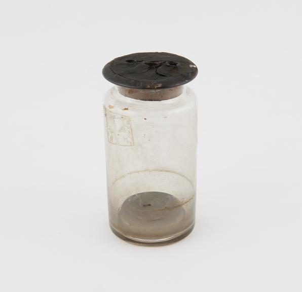 Specimen jar, three holes in lid | Science Museum Group Collection