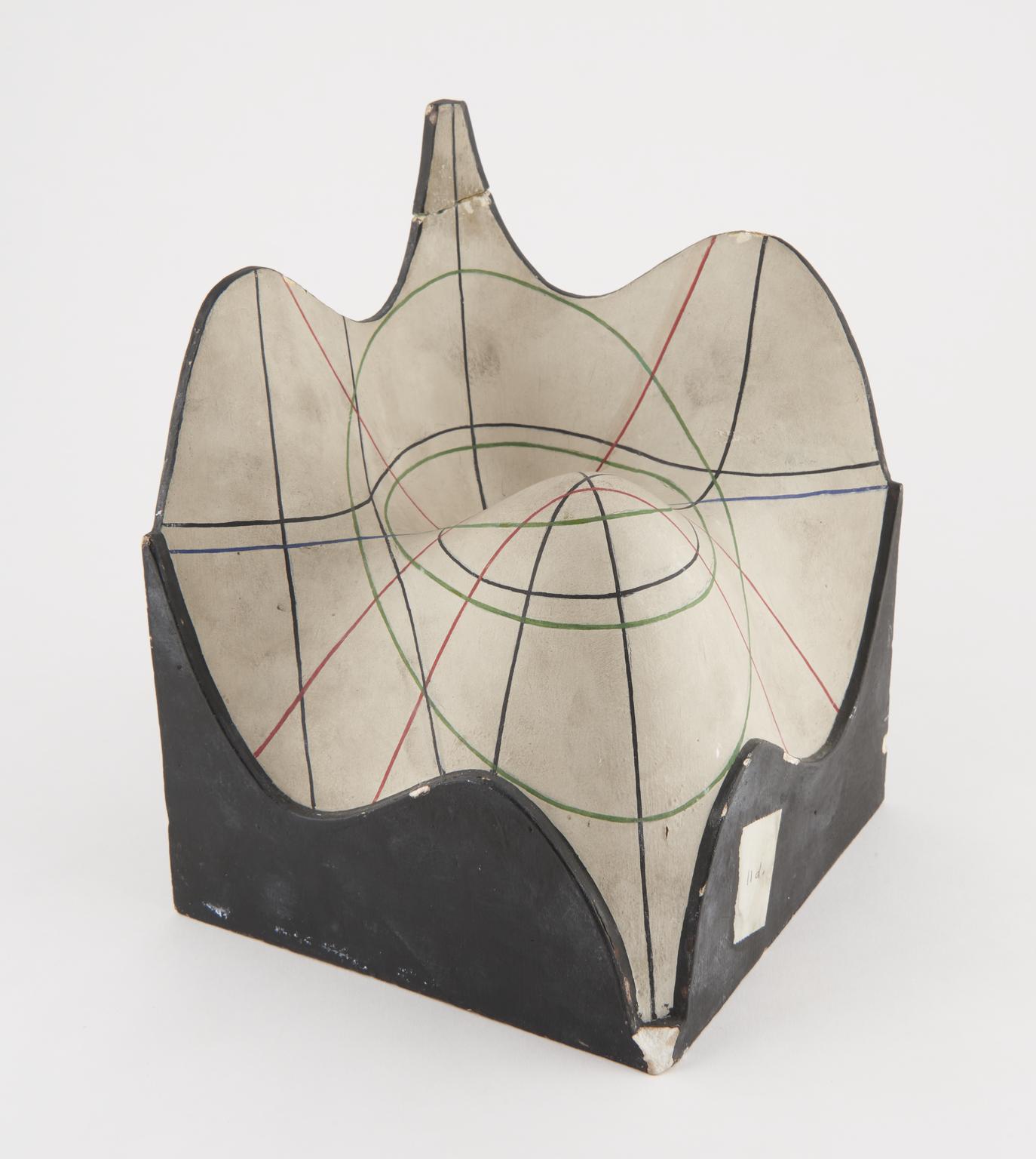 Surface showing lines of equation | Science Museum Group Collection