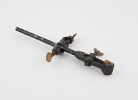 Condenser clamp, cast iron black finish | Science Museum Group Collection