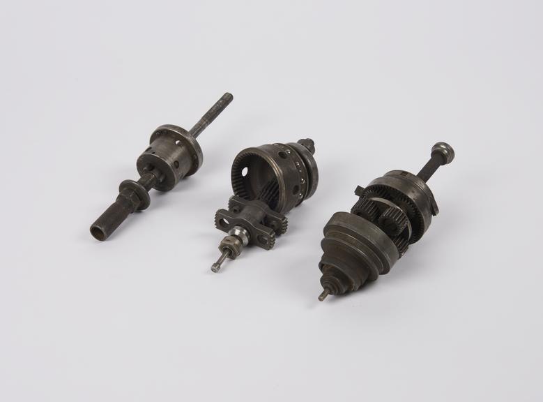 Three partially complete cycle hub gear assemblies | Science Museum ...