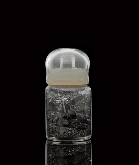 Glass-stoppered bottle containing arsenic | Science Museum Group Collection