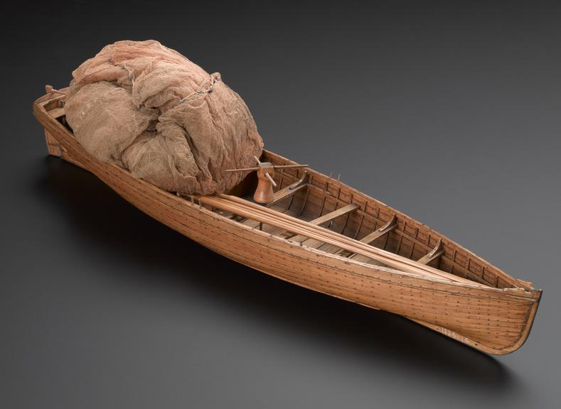 Model of Seine-type Pilchard Fishing Boat | Science Museum Group Collection