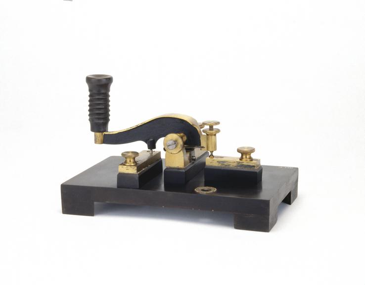 Morse key, 1850-1870. | Science Museum Group Collection