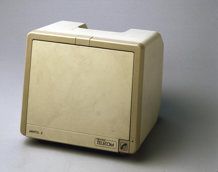 Alcatel Minitel communication terminal, France, 1983 | Science Museum ...