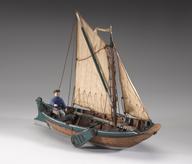 Rigged model of a Dutch Boat | Science Museum Group Collection