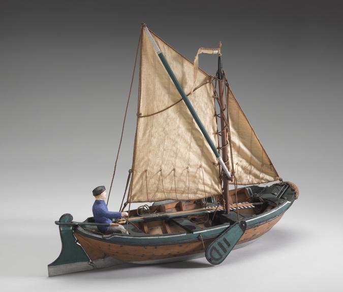 Rigged model of a Dutch Boat | Science Museum Group Collection