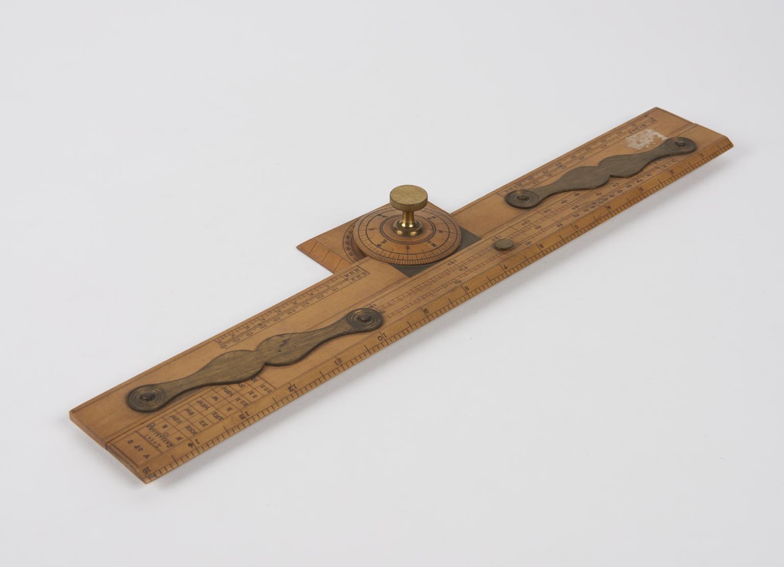 Parallel rule on brass mounts | Science Museum Group Collection