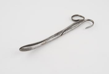 Curved lithotomy forceps with cross-action shanks | Science Museum ...
