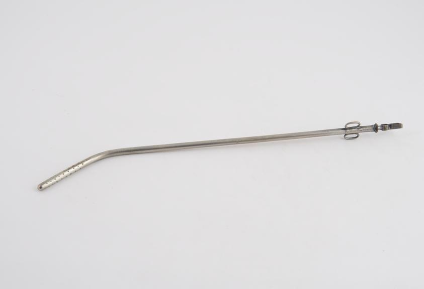Silver fluid caustic catheter | Science Museum Group Collection
