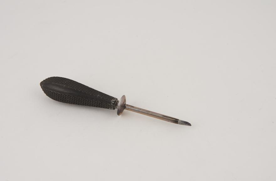 Trocar, steel, with silver cannula and ebony handle | Science Museum ...