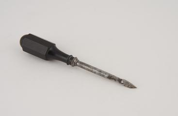 Trocar, steel, with ebony handle | Science Museum Group Collection