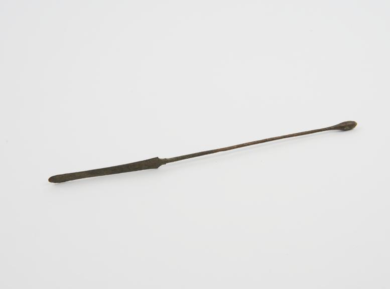Spatula and olive ended probe combined | Science Museum Group Collection