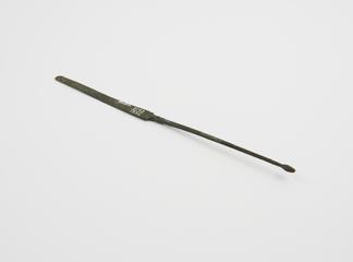 Combined spatula with long blade and olive-ended probe | Science Museum ...