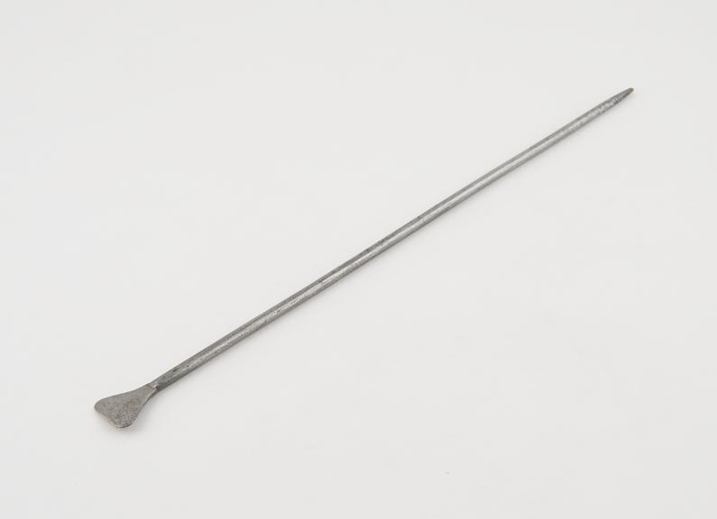 Straight, cylindrical urethral sound with flat handle | Science Museum ...