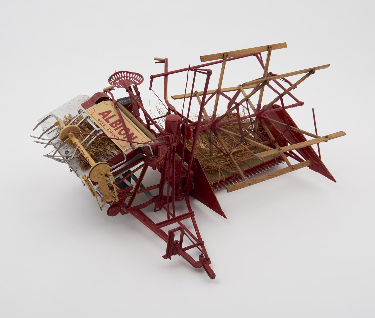 1:12 scale model of a reaper binder | Science Museum Group Collection