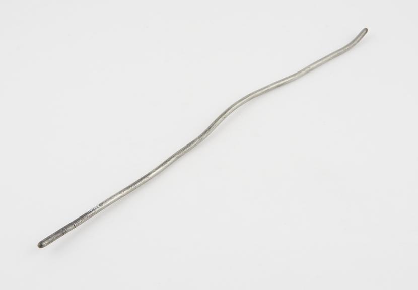 Straight cylindrical urethral sound lead | Science Museum Group Collection