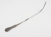 Prostatic urethral sound with long proximal curve and flat handle ...