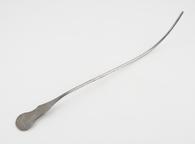 Lithotomy or bladder sound with long proximal curve and flat handle ...