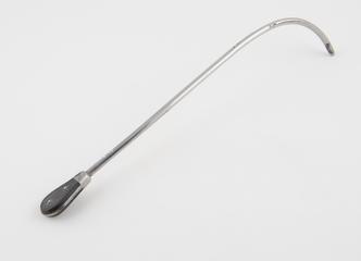 Bladder sound with long proximal curve and chequered ebony handle by ...